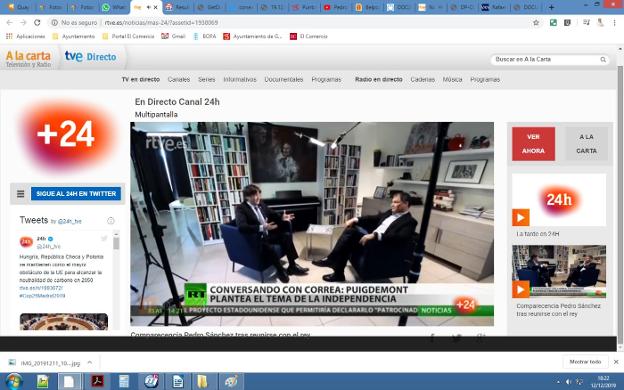 La Televisión Rusa Se Cuela En Tve El Comercio