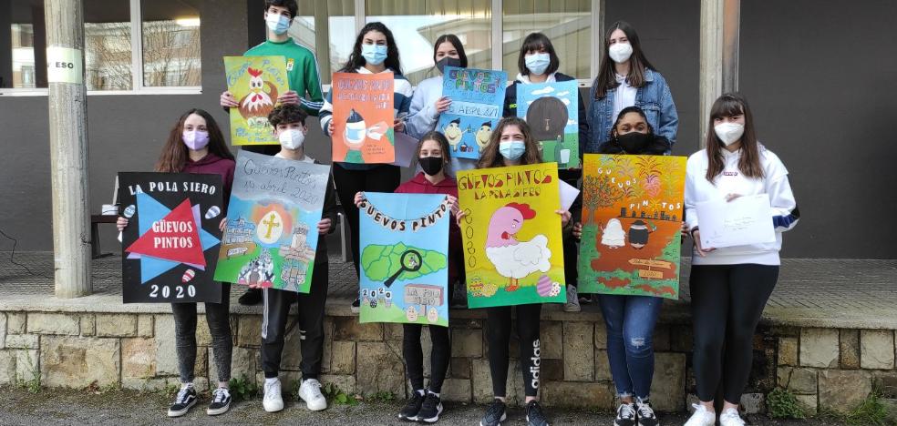 El IES Río Nora premia la creatividad por Güevos Pintos | El Comercio